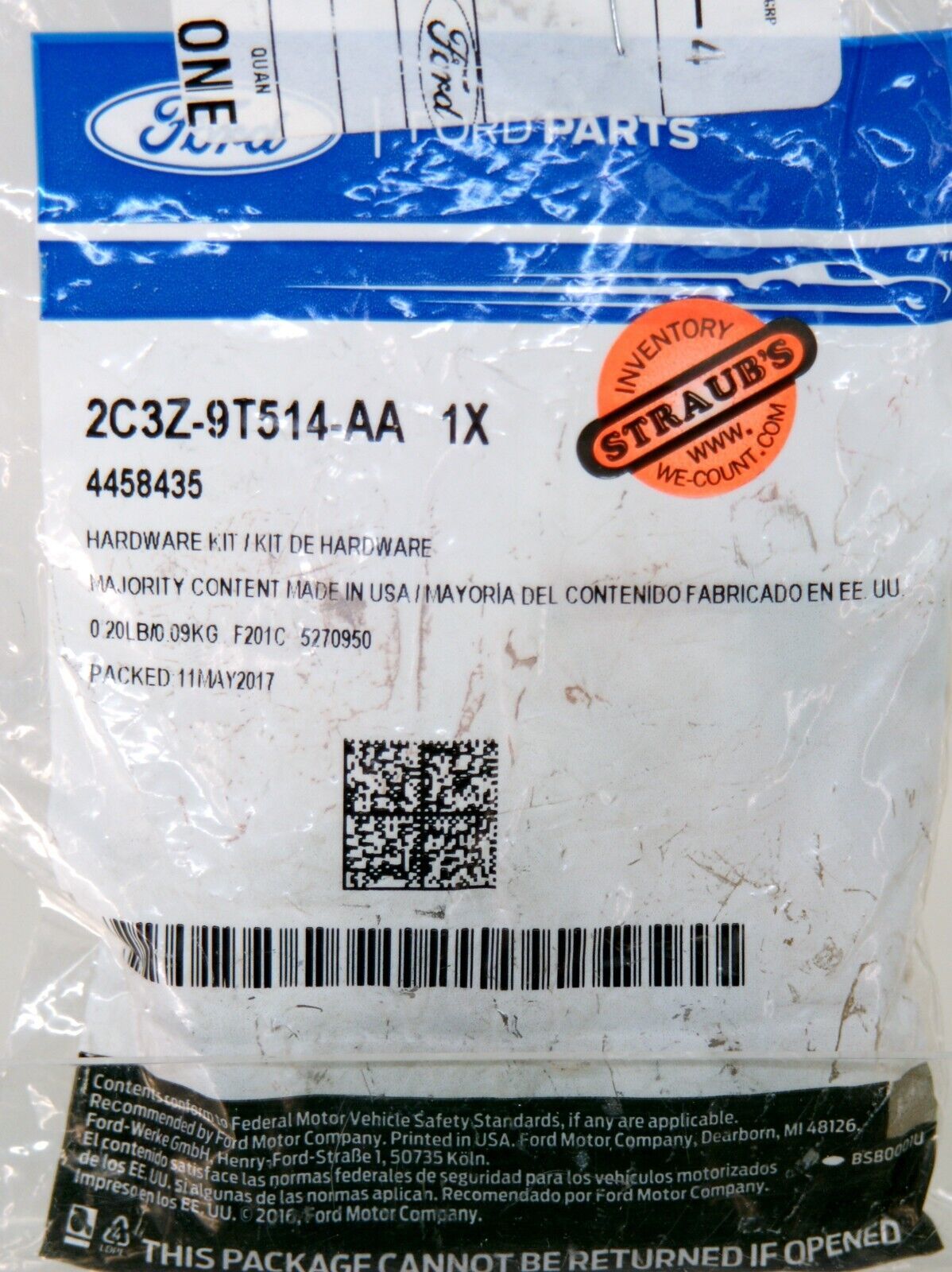 1994-2003 Ford 2C3Z-9T514-AA Turbo Bolt & Seal Repair Kit OEM 5563 ...