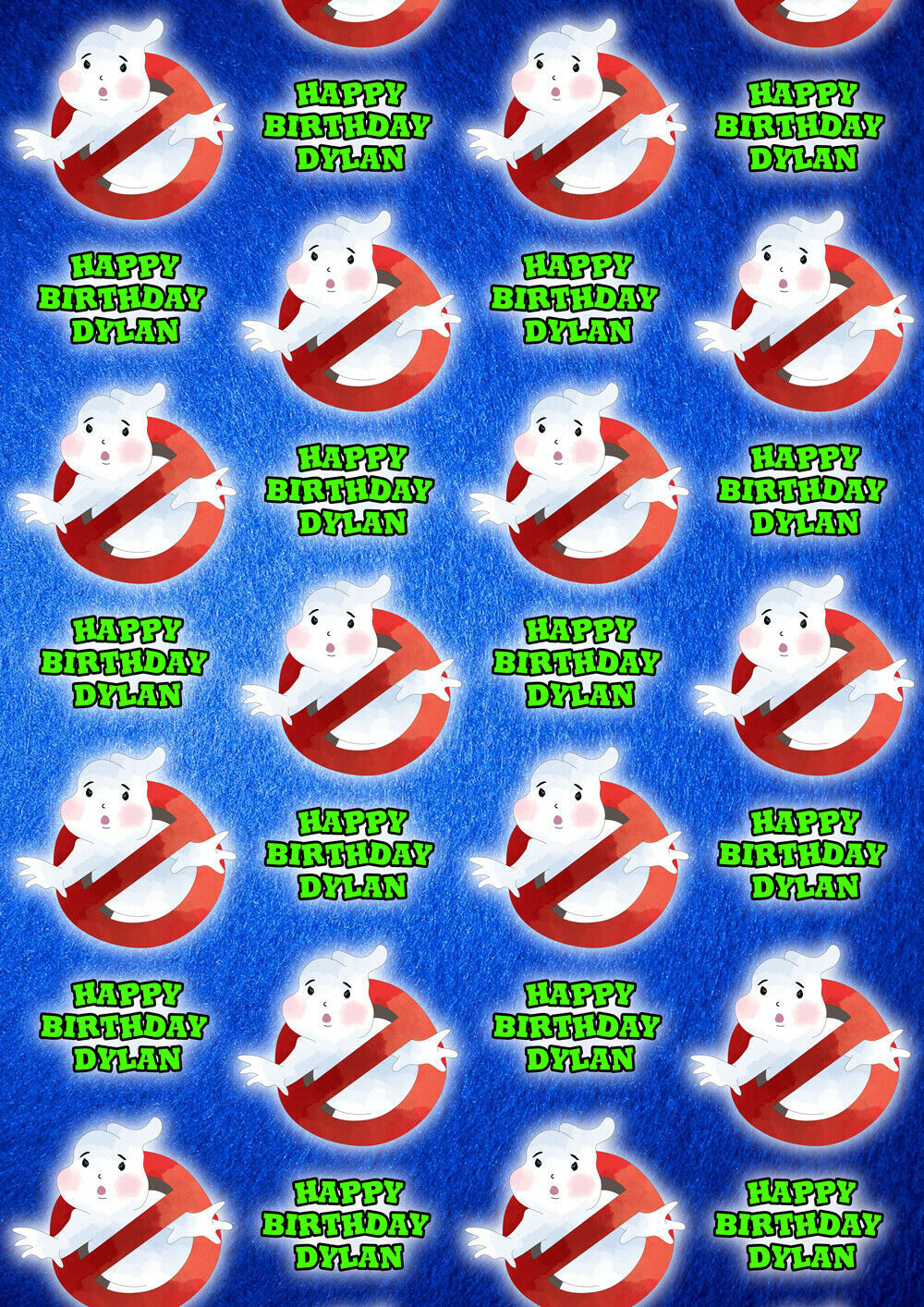 GHOSTBUSTERS Personalised Gift Wrap - Ghostbusters Wrapping Paper ...