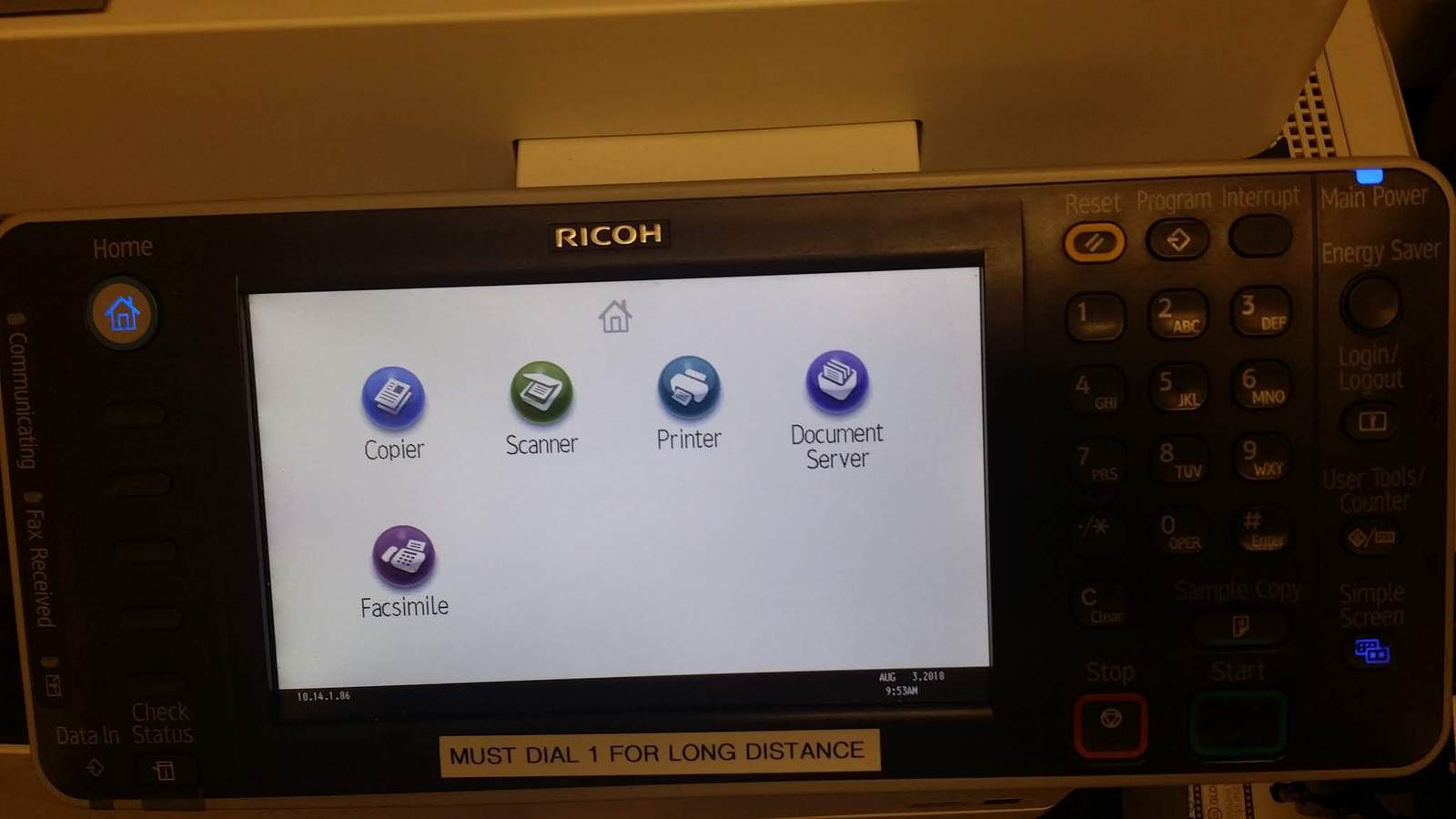 Ricoh Aficio MP C5502 Color Laser Copier Printer - Copiers