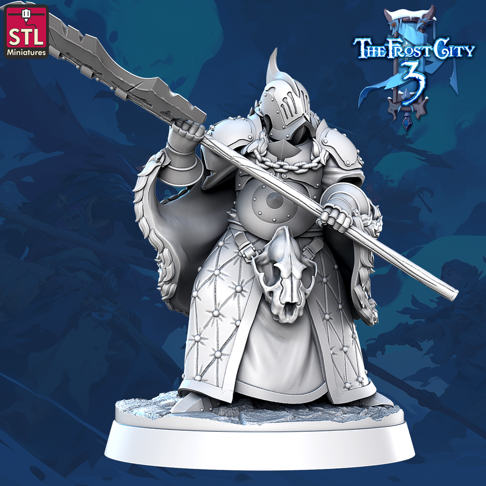 3D Printed STL Miniatures Wraith Knight Core Characters The Frost City ...