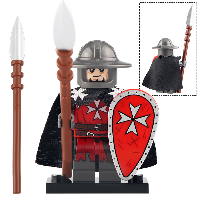 Malta Knight Hospitaller - Medieval Crusaders Minifigures Block Toys ...