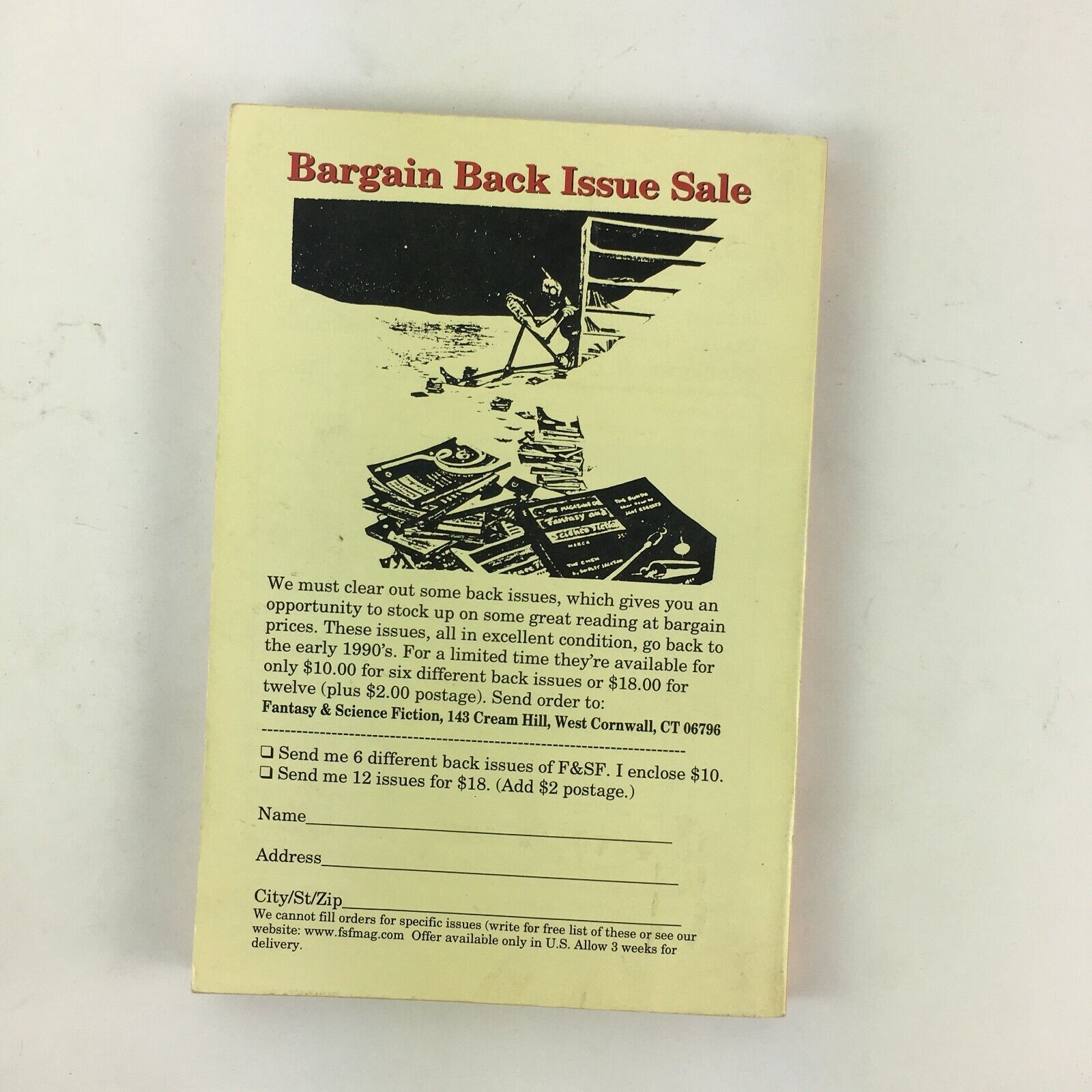 April Fantasy & Science Fiction Magazine The Hestwood Rob Chilson ...