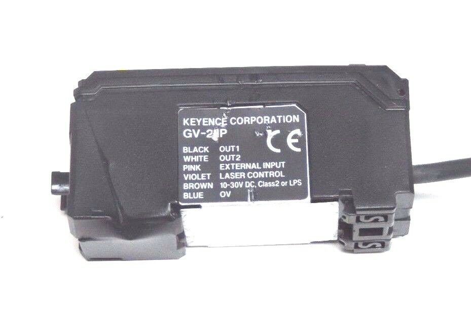 KEYENCE GV-21P SENSOR AMPLIFIER GV SERIES, 10/30VDC, GV21P - Other Sensors