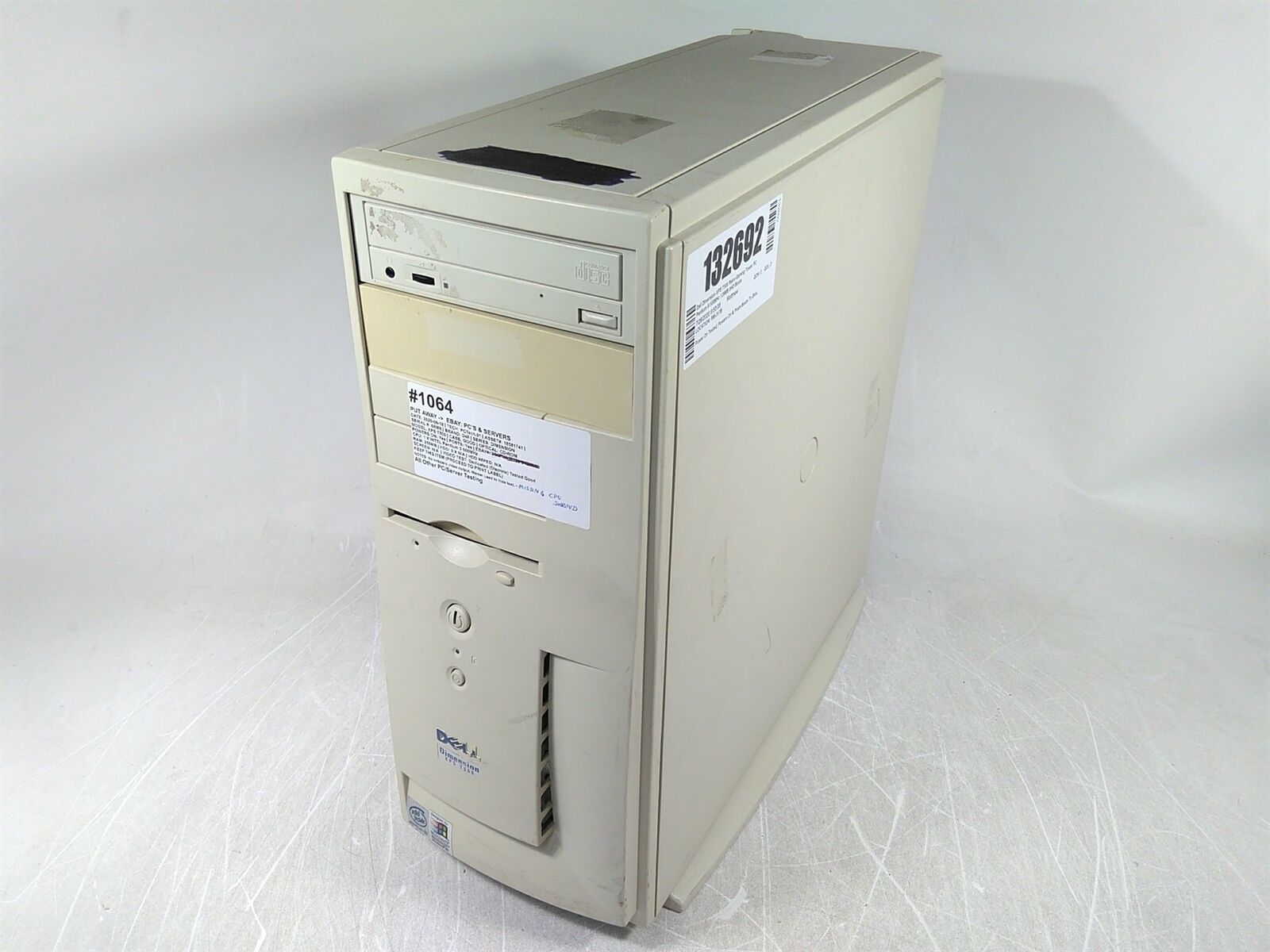 Dell Dimension XPS T500 Retro Gaming Tower PC Pentium III 500MHz 128MB ...