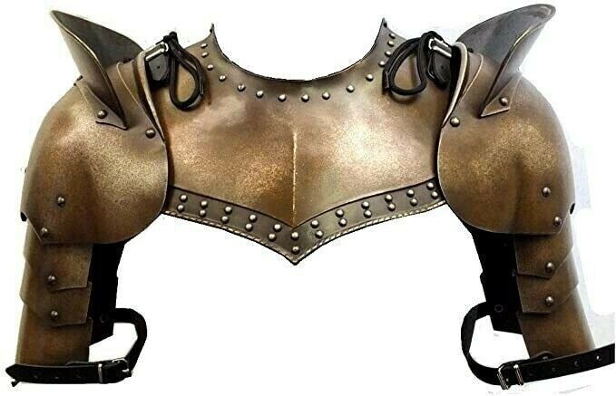 Calderoni da cavaliere medievali - Spalla in acciaio calibro 18 con ...