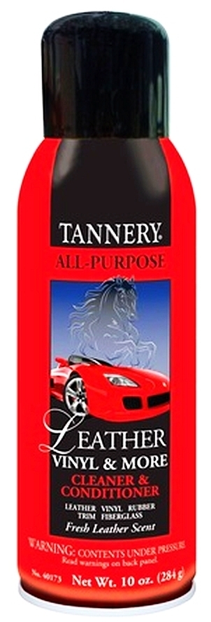 TANNERY Leather Vinyl & More Cleaner Conditioner proTect Aerosol spraY ...