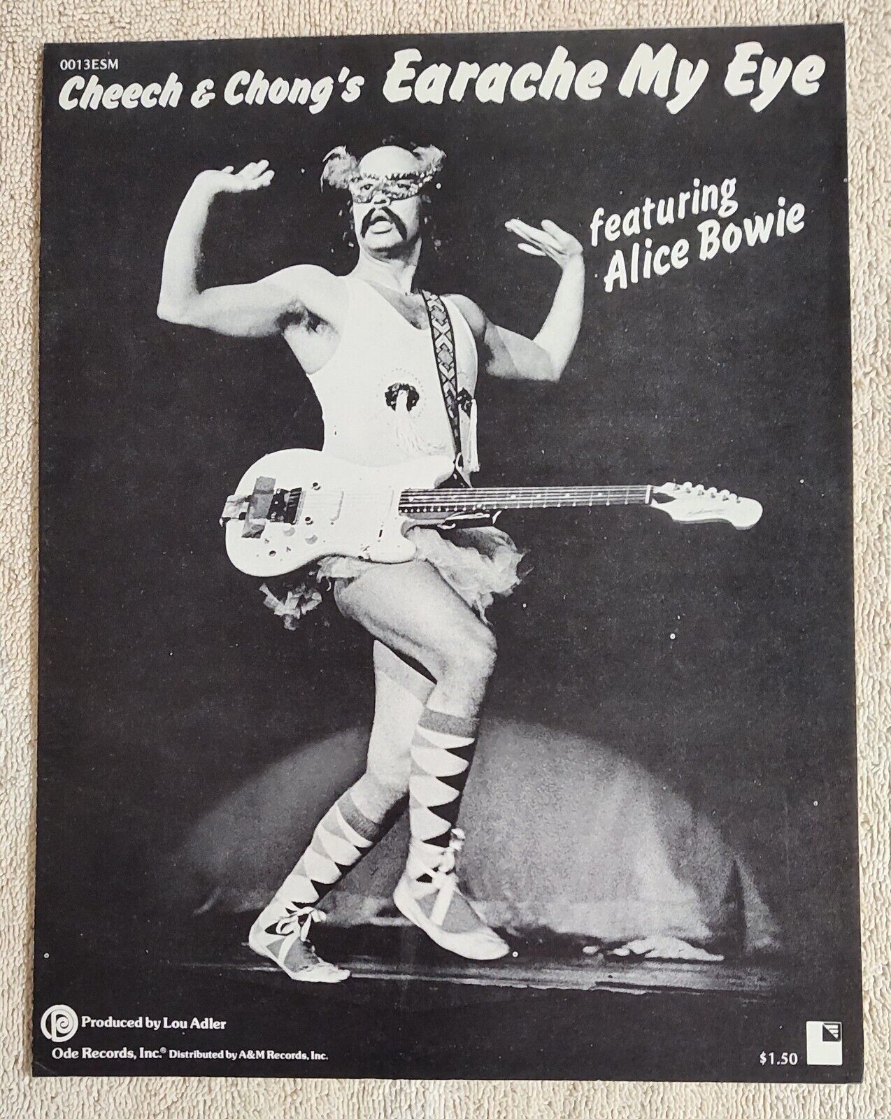 Vtg 1974 Cheech & Chong Earache My Eye Sheet Music Alice Bowie Tommy ...