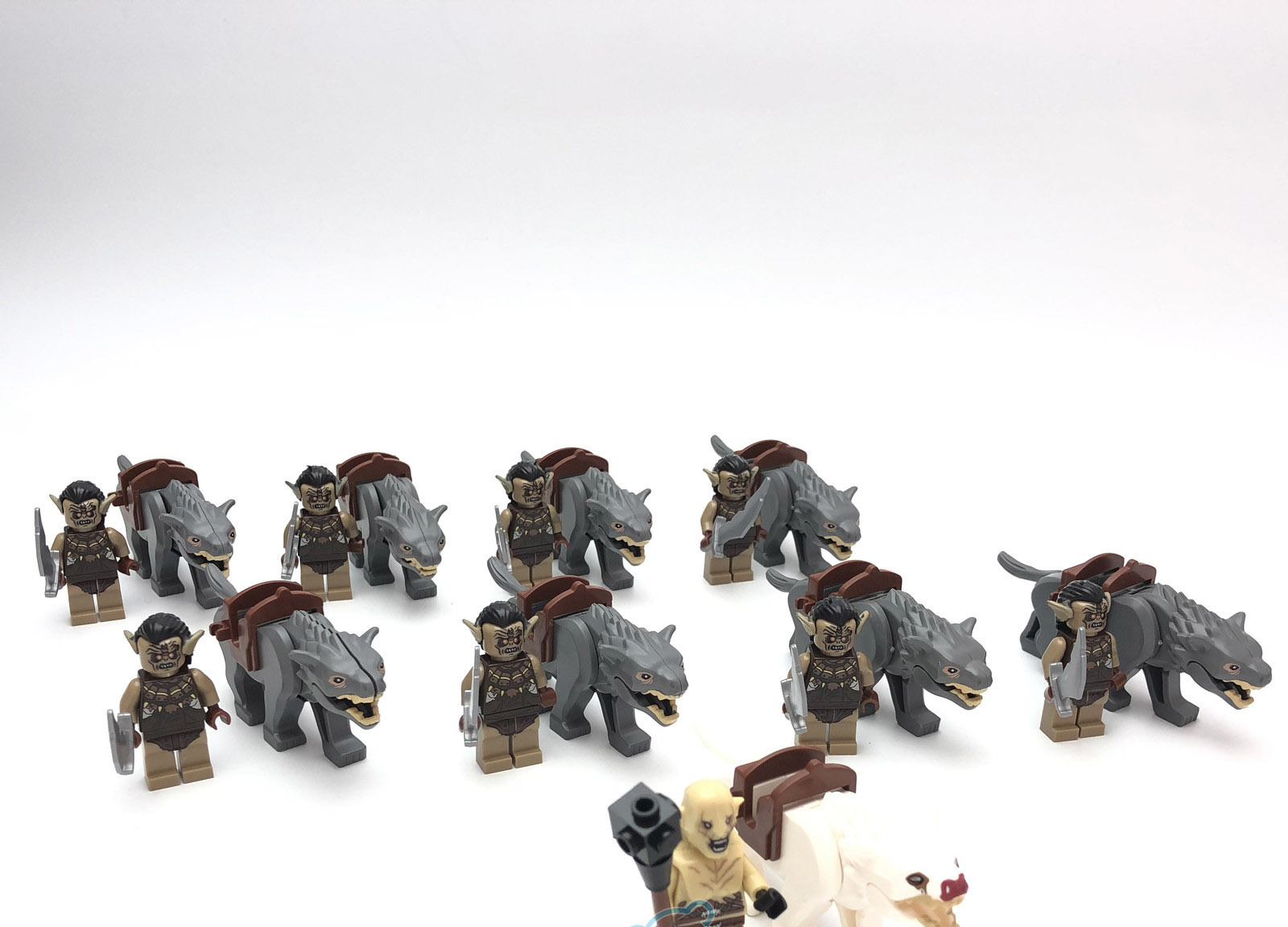 LOTR Hobbit Azog ORC Wolf Army 18 Minifigures Toys Gift - Building Toy ...