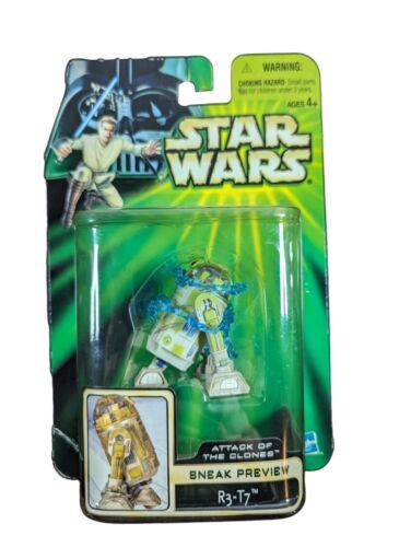Hasbro Attack Of The Clones 2002 Action Figure R3-T7 Sneak Preview NEW ...