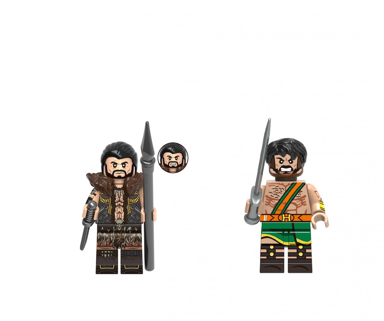 Heracles and Kraven the Hunter Minifigures The Avengers Sets - Building ...