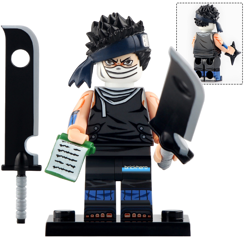 Zabuza Anime Heroes Naruto Custom Printed Lego Compatible Minifigure ...