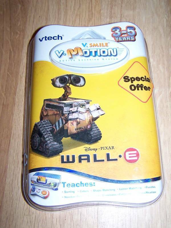Vtech Vsmile VMotion Disney Pixar Wall E Walle Game New - Video Games