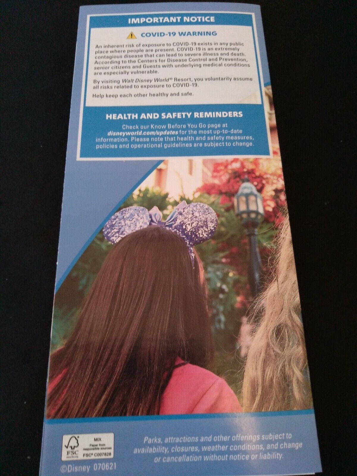 NEW Disney Hollywood Studios Guidemap Brochure July 2021 - Theme Park ...