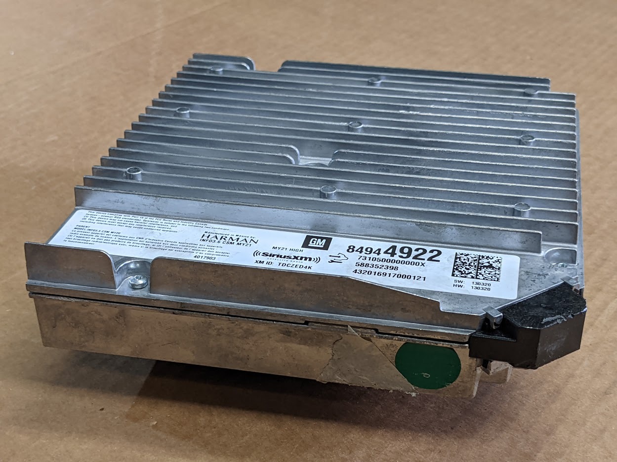 2019 Chevy Silverado 1500 Pickup BOSE AMPLIFIER SUPPORTS SIRIUS XM ...