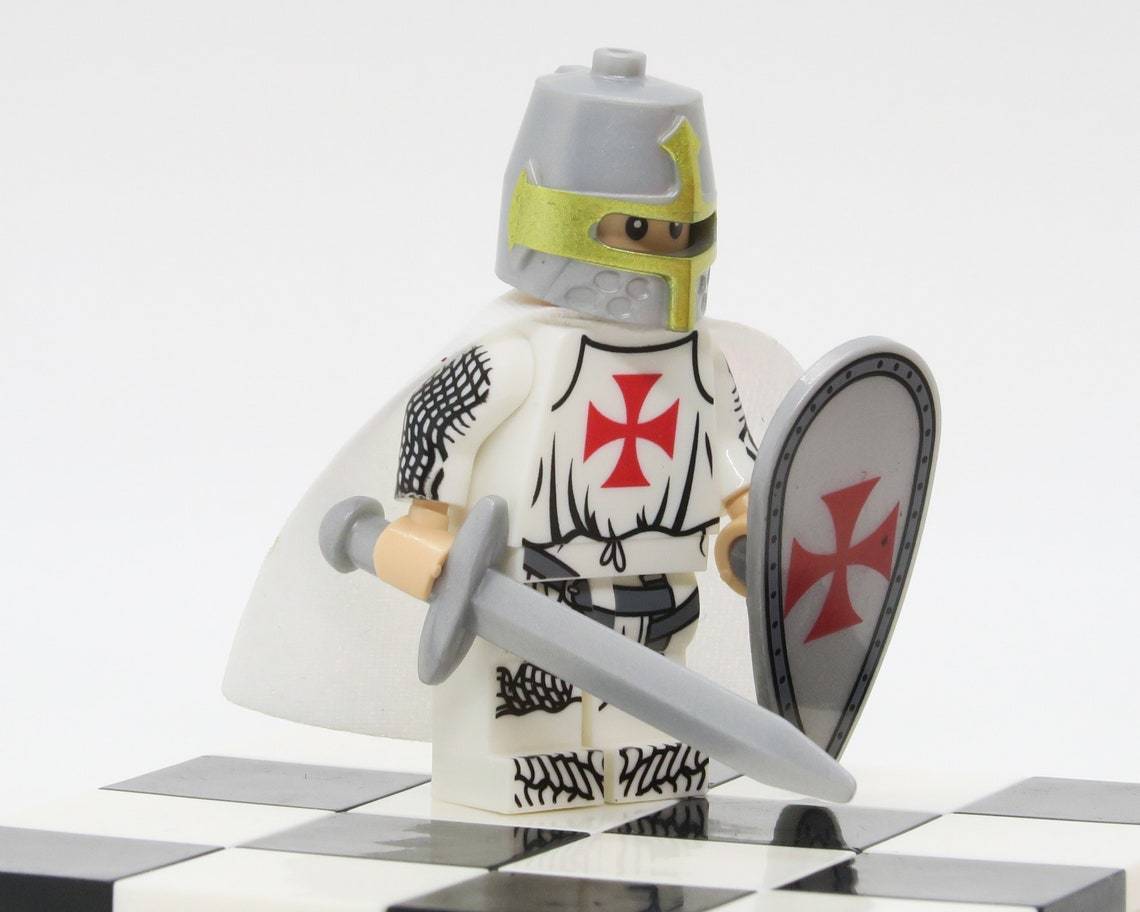 Knight Templar Minifigures Weapons Accessories Crusader Knights ...
