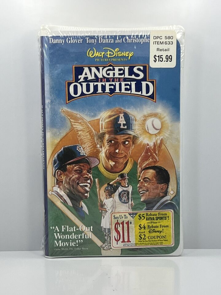 Walt Disney's Angels In The Outfield -- Danny Glover, Tony Danza (VHS ...