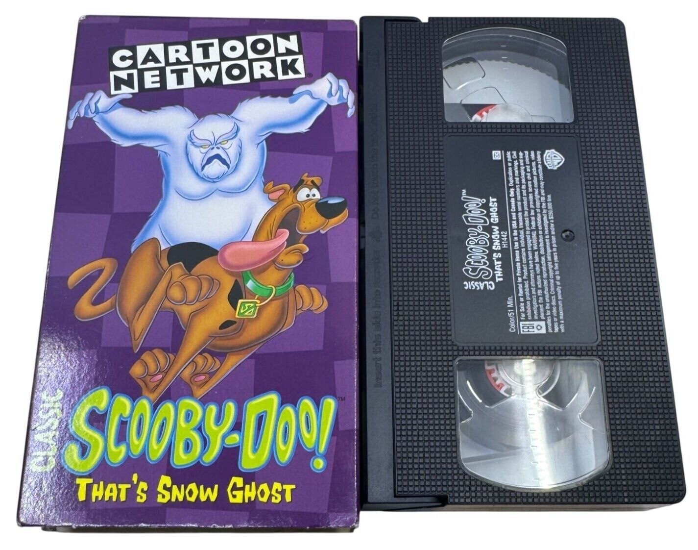 Classic Scooby-Doo Cartoon Network VHS Tape "Thats Snow Ghost" - VHS Tapes