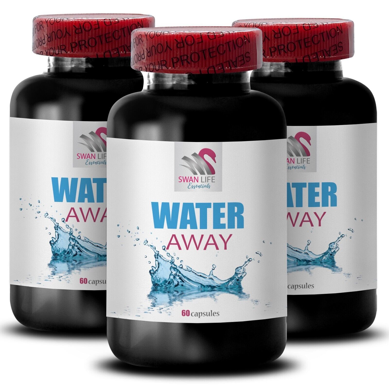 Balanced Refresh - WATER RETENTION PILLS - Fluid Ease 3 Bottles 180 ...