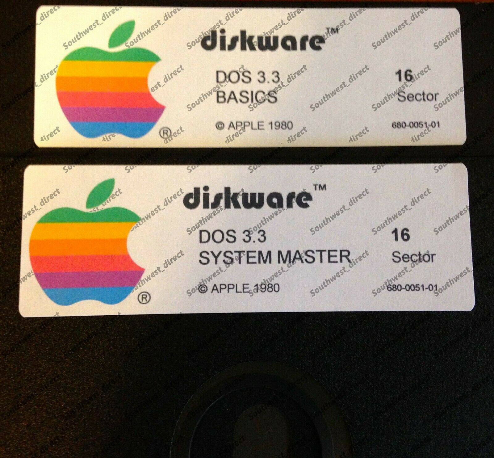 Apple II Plus DOS 3.3 System Master / BASICS 2 Disk Set / Apple II Home ...