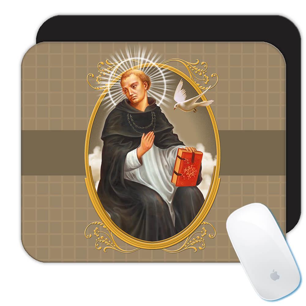 Saint Thomas Aquinas : Gift Mousepad Catholic Saints Religious Saint ...