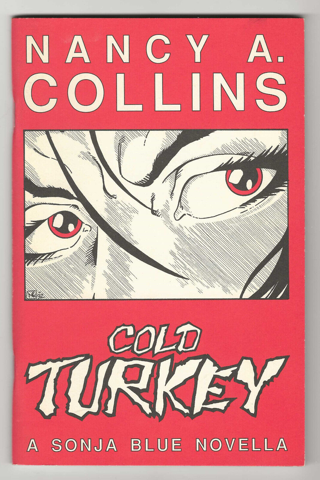 Nancy Collins COLD TURKEY First ed Signed by 2 Ltd Masztal Art Horror ...