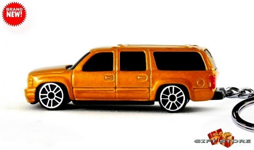 RARE KEY CHAIN RING GOLD BLACK CHEVROLET SUBURBAN CHEVY GM CUSTOM Ltd ...