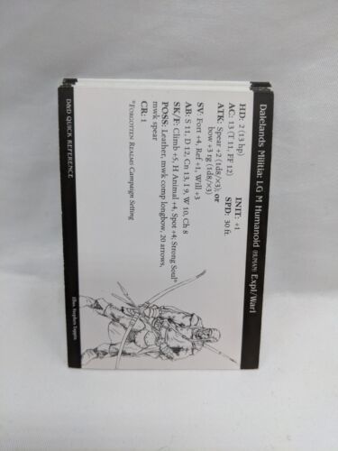 Lot Of (13) Dungeons And Dragons Archfiends Miniatures Game Stat Cards ...