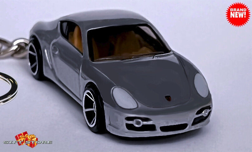 VERY RARE KEYCHAIN SILVER PORSCHE CAYMAN S CUSTOM Ltd EDITION GREAT ...