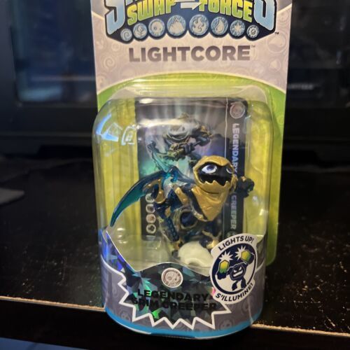 NIP Skylanders Swap Force Lightcore LEGENDARY GRIM CREEPER Toys R Us Exclusive - Toys to Life