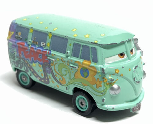 Disney Pixar Cars VW Volkswagen Bus Fillmore Diecast - Contemporary ...