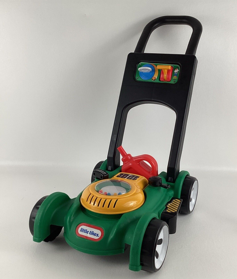 Little Tikes Gas N Go Mower Child Pretend Play Grass Cutter Sounds Gas ...
