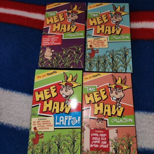 The Hee Haw Collection VHS- lot of 4 (‘75/‘77) Dolly Parton Kenny Rogers others - VHS Tapes