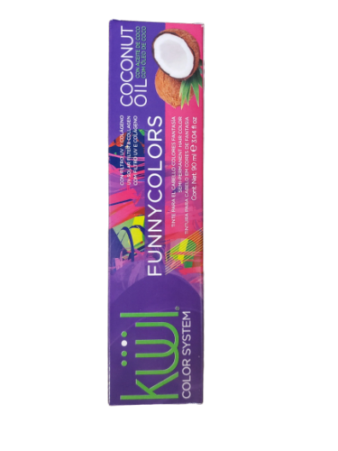 KUUL Color System FUNNY COLORS Semi-Permanent Hair Color Cream ~ 3.04 ...