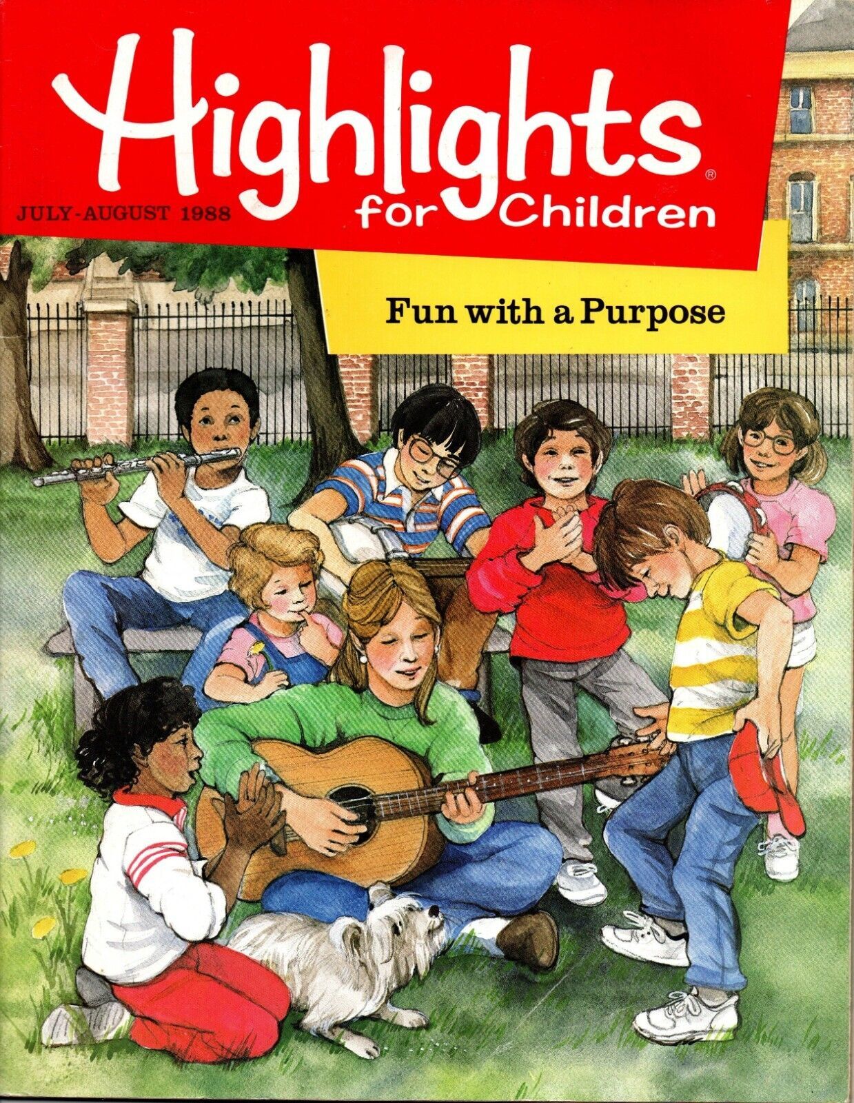 Highlights for Children Magazine July/August 1988 The Box in the Barn ...