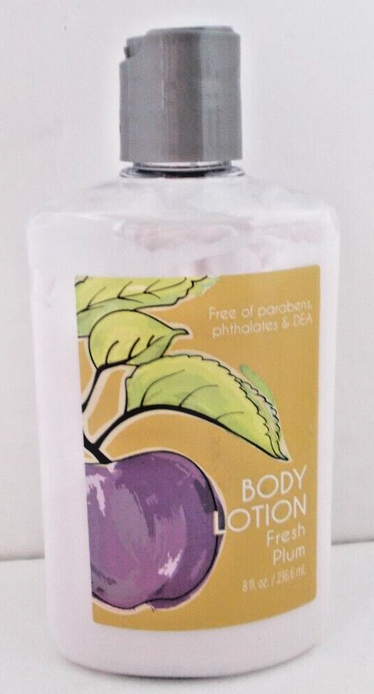 Fresh Plum Body Lotion Moisturizer Glycerin Vit E GROOVI BEAUTY 8 oz ...
