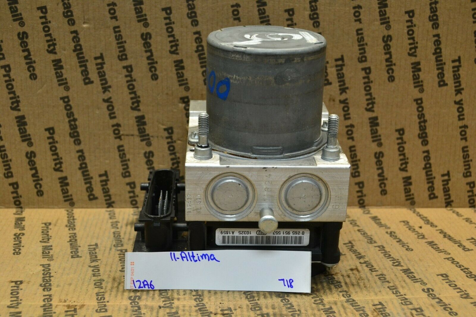 2011 Nissan Altima ABS Pump Control OEM Module 47660ZX60A 718-12a6 ...