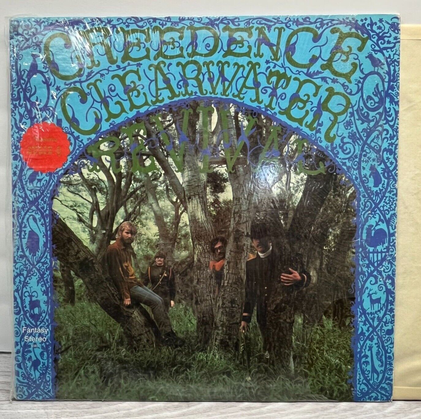 Creedence Clearwater Revival LP Self Titled CCR Fantasy 8382 VG+ Vinyl in Shrink - Vinyl Records