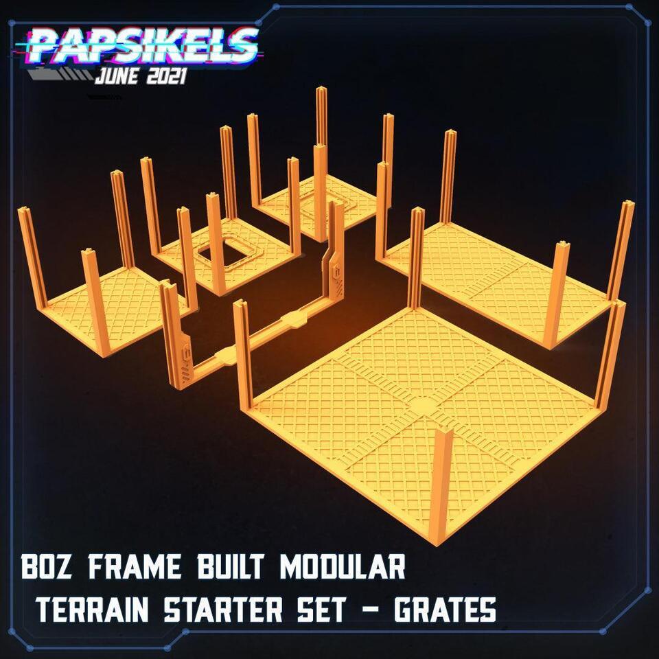 3D Printed Papsikels Boz Frame Built Modular and similar items
