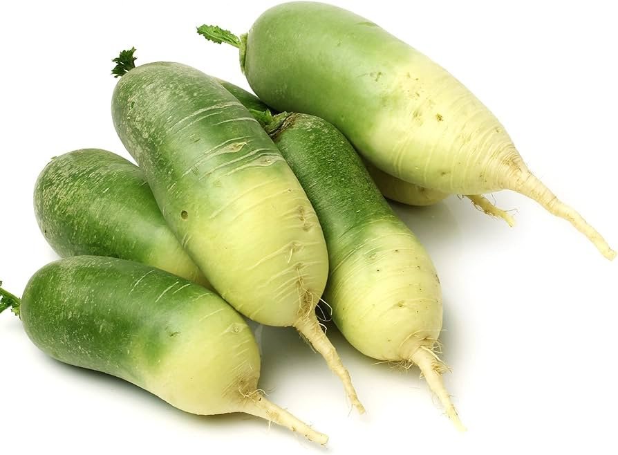 60 Pcs Green Radish Seed Best Garden Plants Vegetable Seeds - Seeds & Bulbs