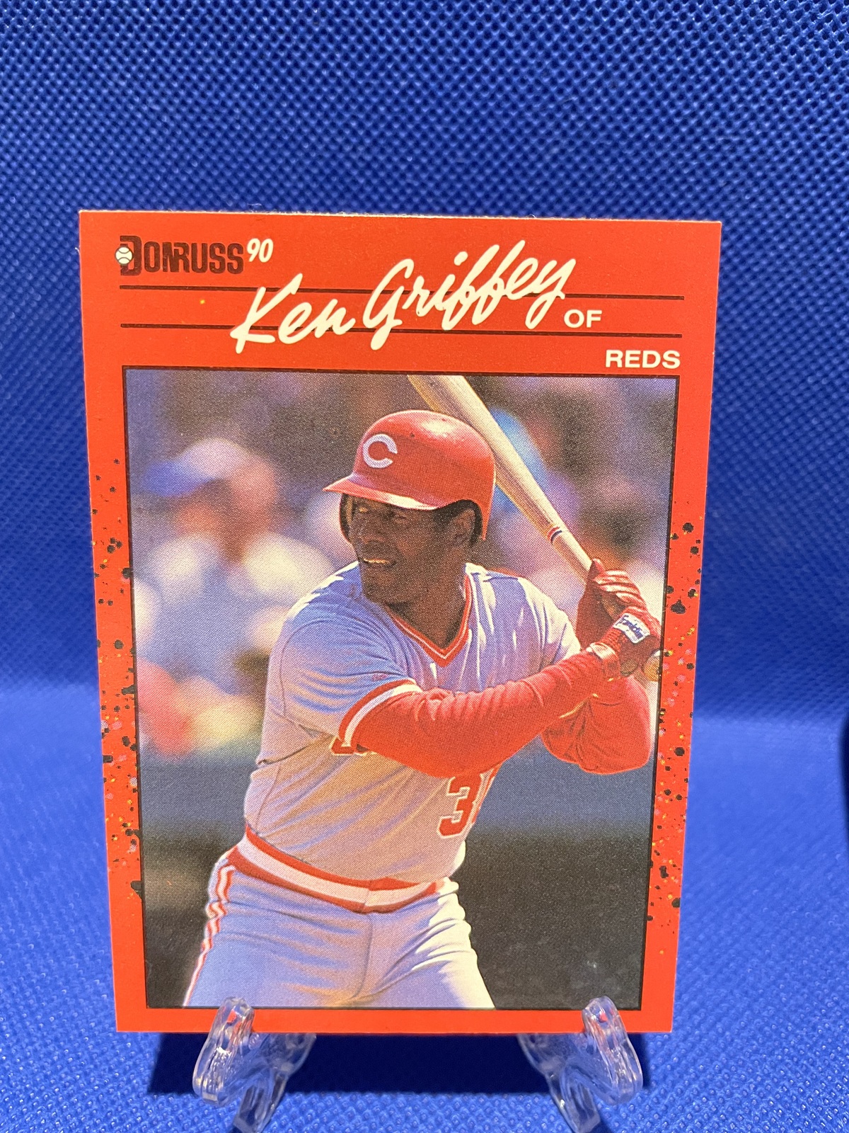 Ken Griffey # 469 1990 Donruss Baseball Card error - Toys & Hobbies