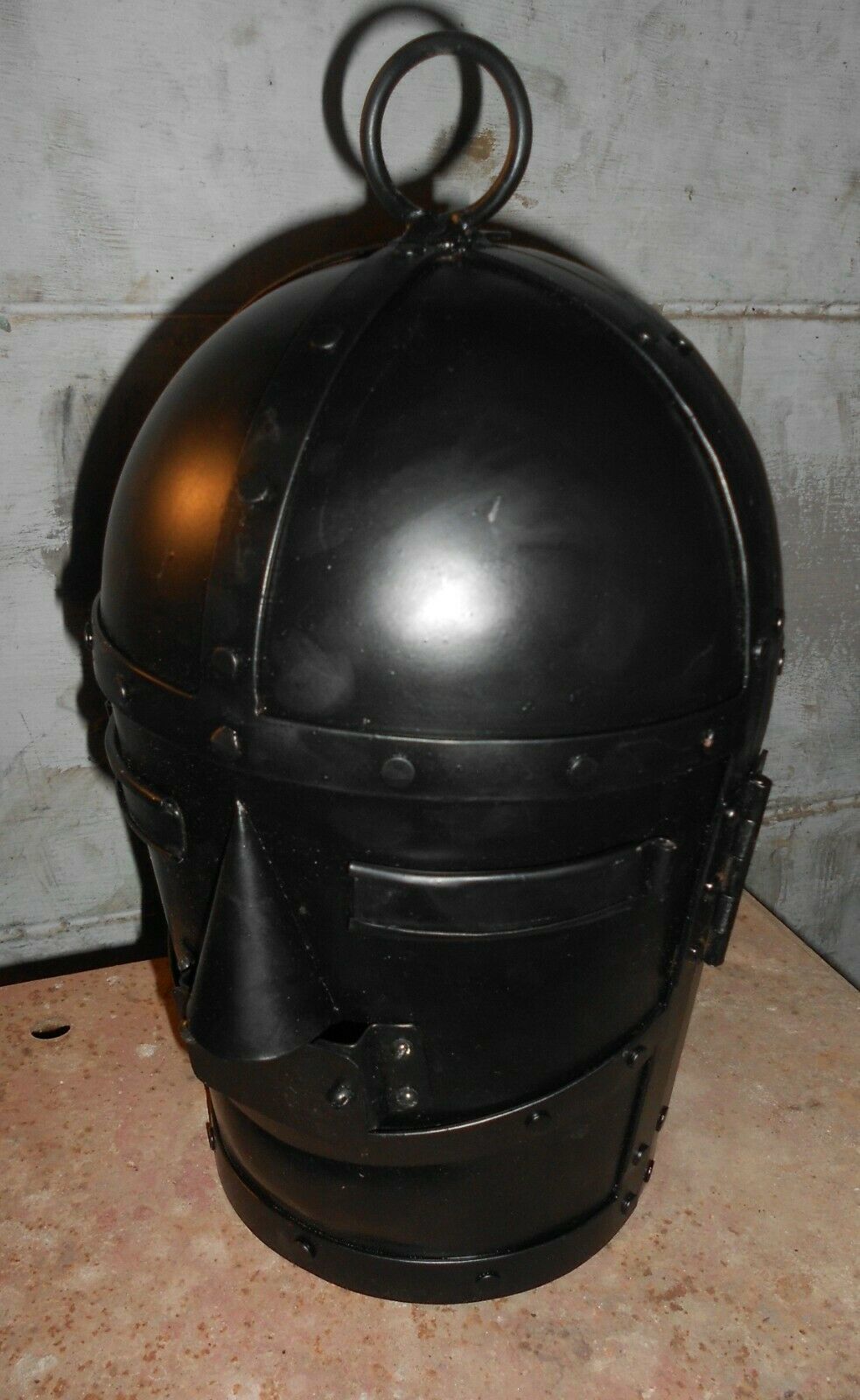 MASK-MEDIEVAL TORTURE FACE HELMET & PUBLIC HUMILIATION DEVICE BLACK ...