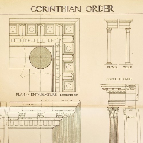 Corinthian Columns Order Examples 1904 Architecture Antique Art ...