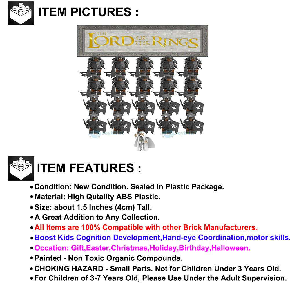 Saruman Isengard army Uruk-hai Attack Lord of the Rings Custom 21 ...