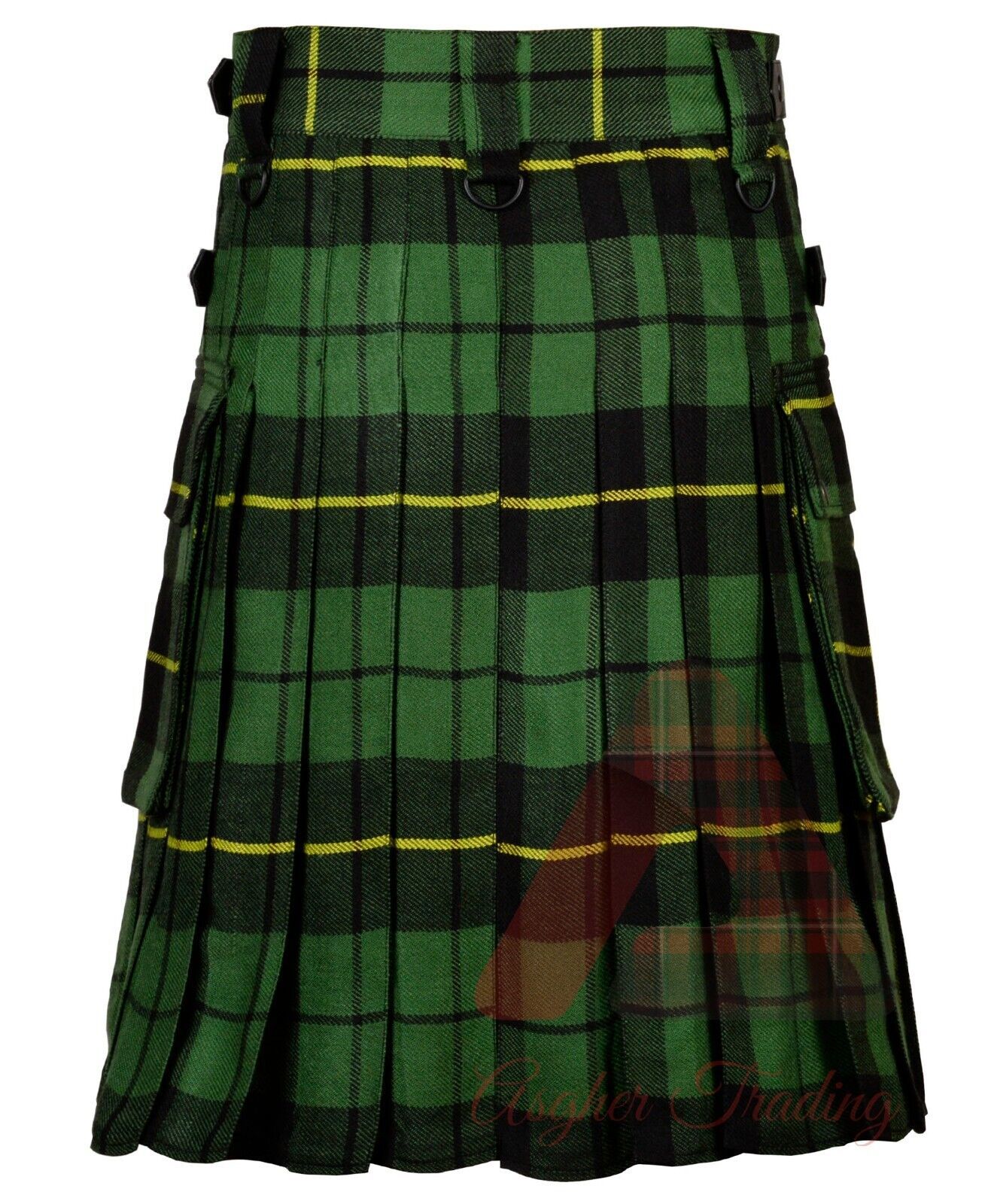 Scottish Handmade Wallace Hunting Tartan Utility kilt men's Utility Hybrid kilts - Scotland