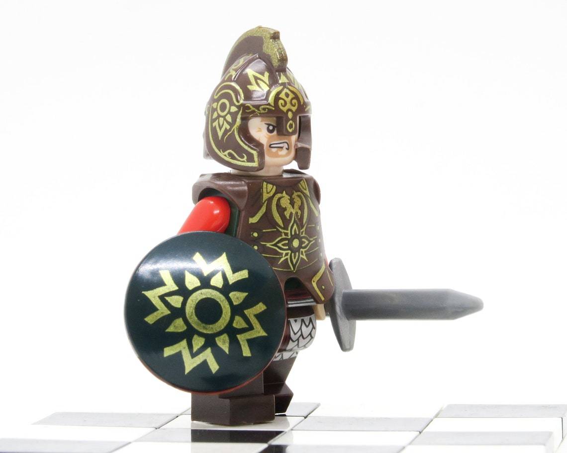 Lord of the Rings King of Rohan Theoden Minifigures Weapons Accessories ...
