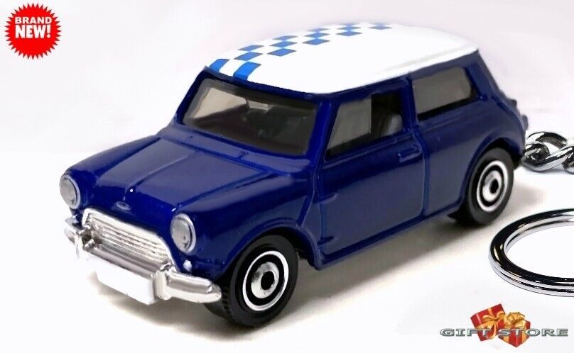 HTF KEYCHAIN BLUE AUSTIN MORRIS 1275 MINI COOPER CUSTOM Ltd Ed NICE ...