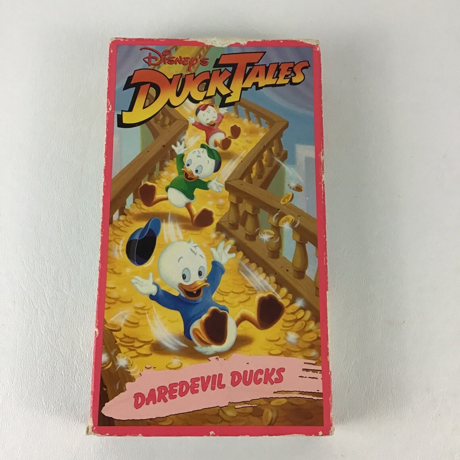 Disney Duck Tales VHS Tape Daredevil Ducks Scrooge McDuck Huey Dewey ...