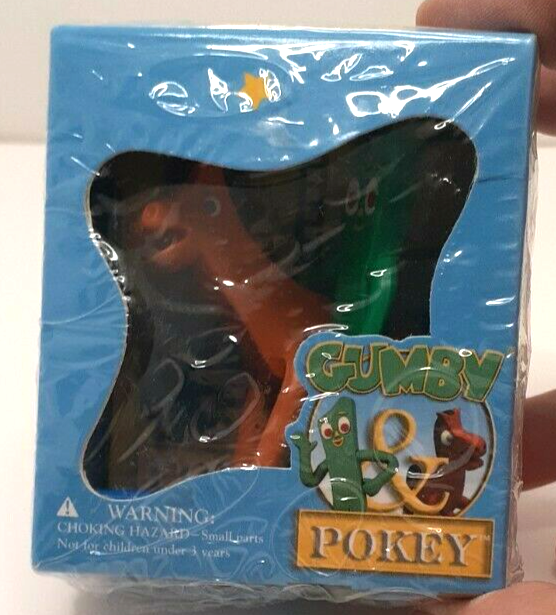 Gumby And Pokey Mini Bendable Figures Mega Mini Kits New In Box Antiquarian And Collectible