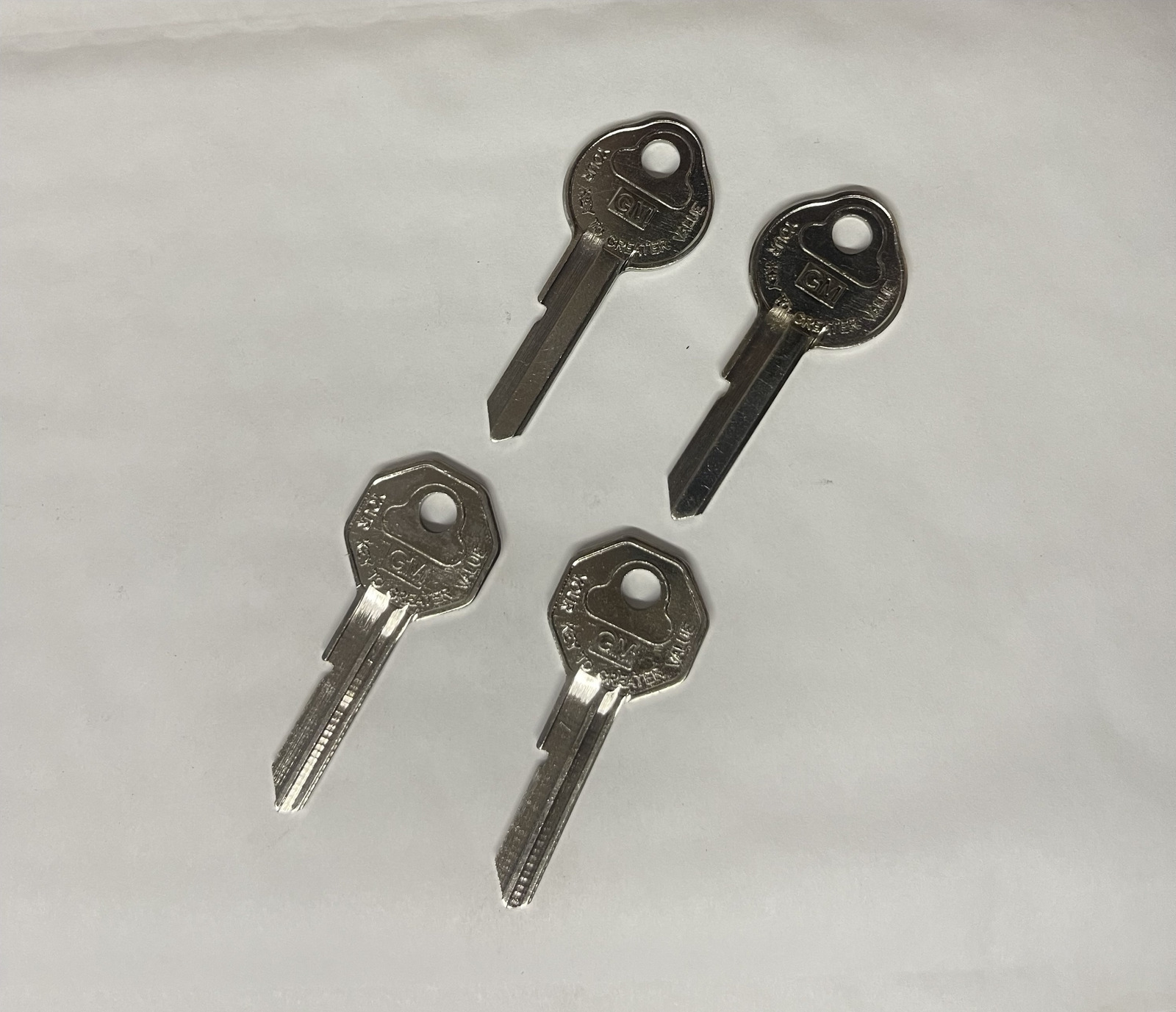 1968 Chevy GM Oldsmobile Cadillac Pontiac Buick Pear C D Key Blanks Big ...