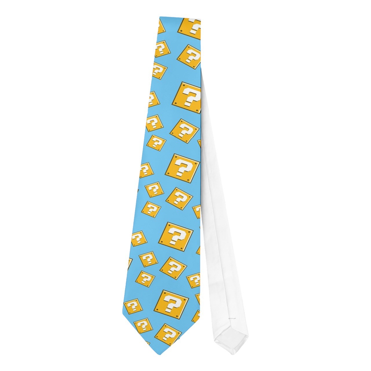 Necktie Mario Block Luigi Peach Yoshi Warrior Wario Retro Game ...